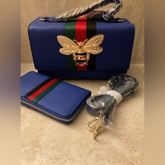 Bags | Blue 2 In 1 Purse | Poshmark